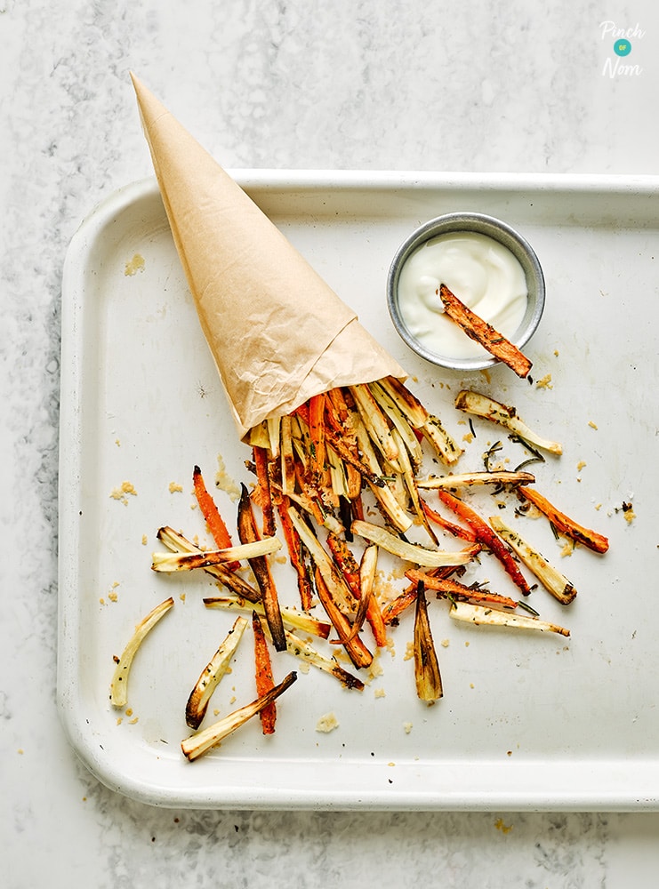 Vegetable Parmesan Chips - Pinch Of Nom