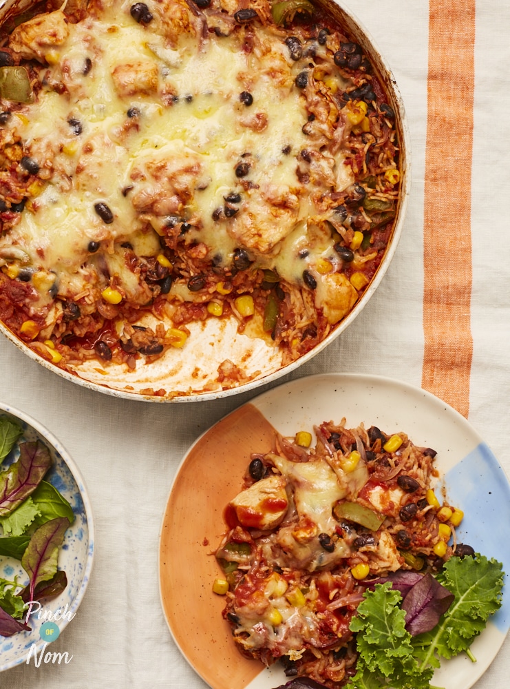 Tex Mex Chicken Casserole - Pinch Of Nom