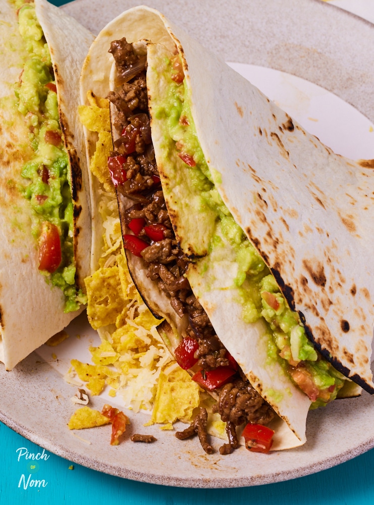 Mexican Style Crunch Wrap - Pinch Of Nom